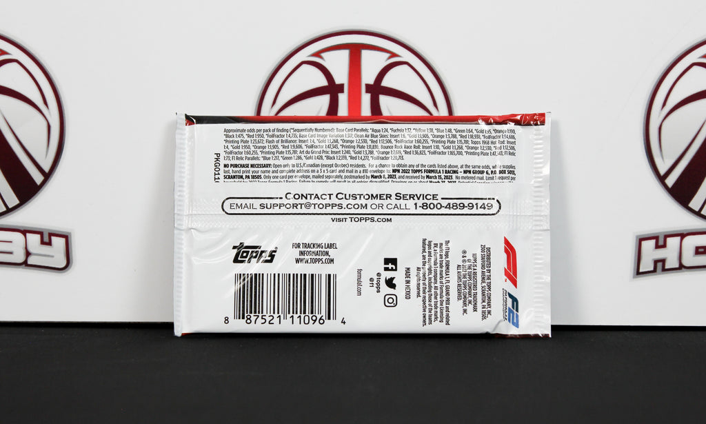 2022 Topps Paper Formula 1 Flagship Hobby Pack - The Hobby