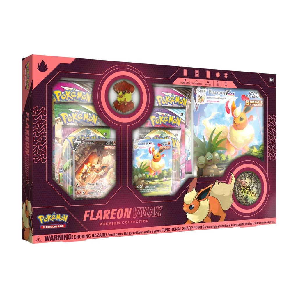 Pokemon TCG: Flareon Vmax Premium Collection Box