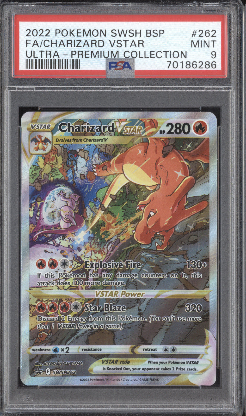 Charizard VStar 2022 Pokemon Sword & Shield Promos SWSH262 UPC Promo P