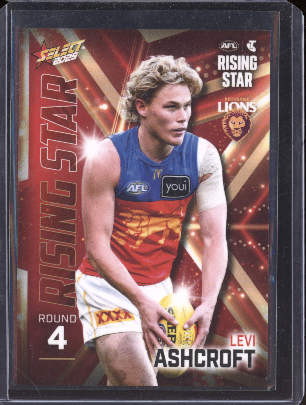 Levi Ashcroft 2025 Select Hilites SRS4 Round 4 Rising Star RC 484/497
