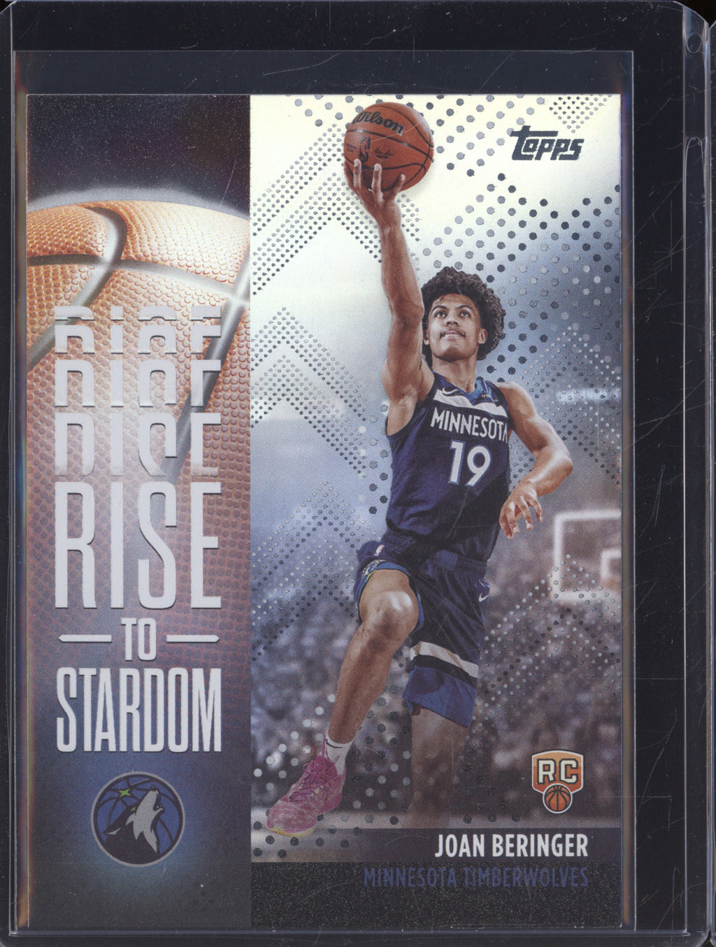 2025 NBA Basketball Topps RTS-17 Joan Beringer Rise to Stardom Rainbow