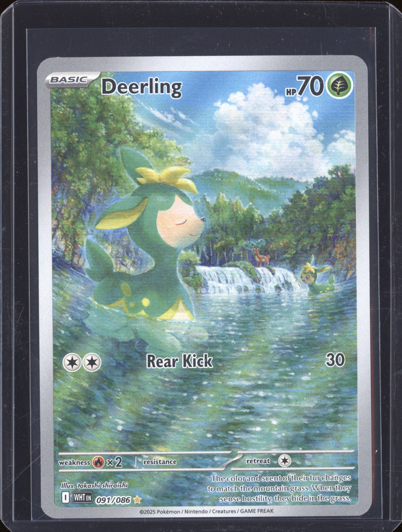 Deerling 2025 Pokemon White Flare WHT 091/086 Illustration Rare