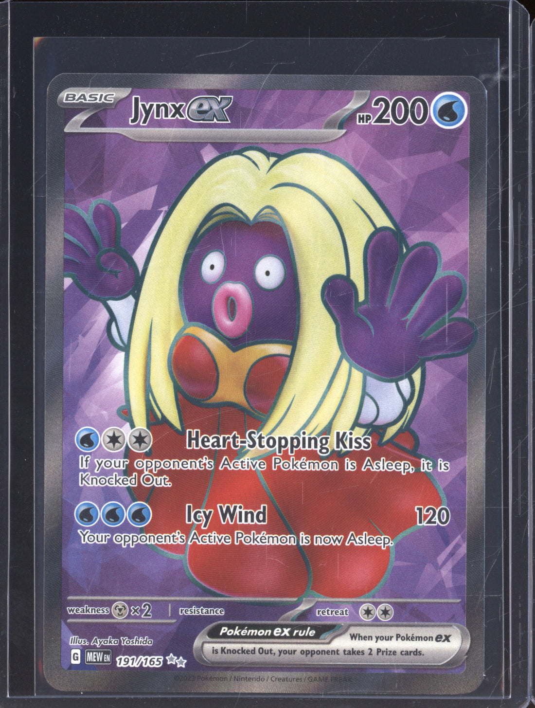 Jynx ex 2023 Pokemon 151 MEW 191/165 Ultra Rare