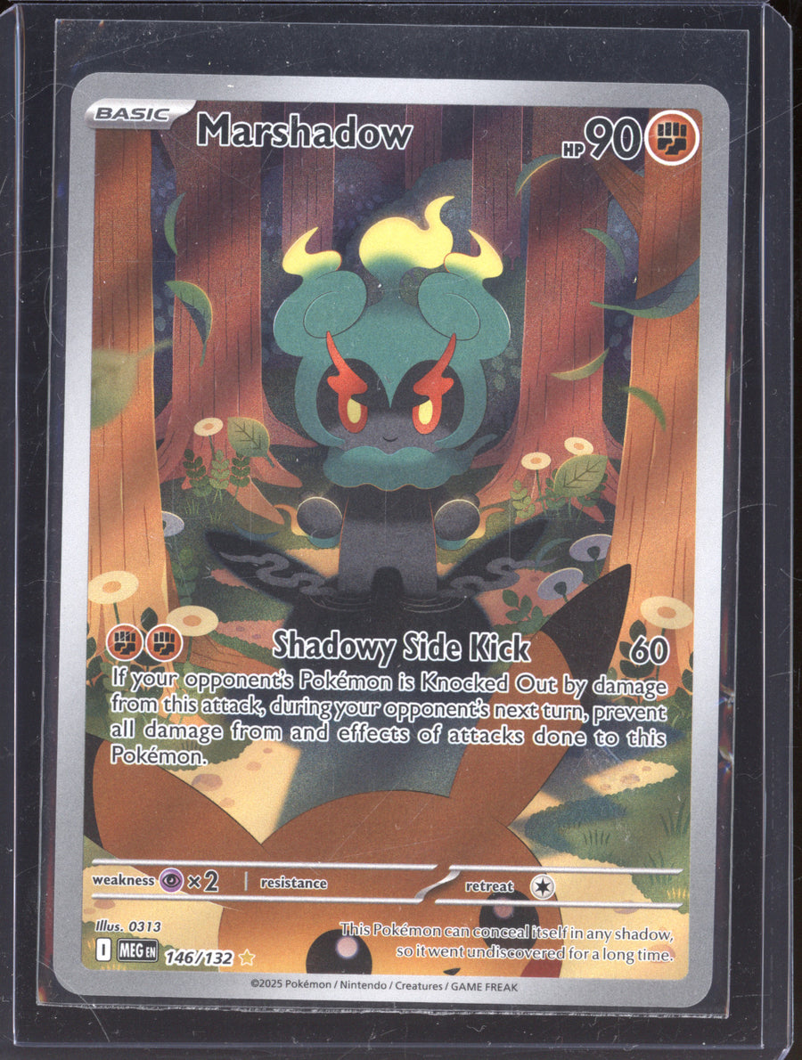 2025 Pokemon Mega Evolutions 146/132 Marshadow Illustration Rare