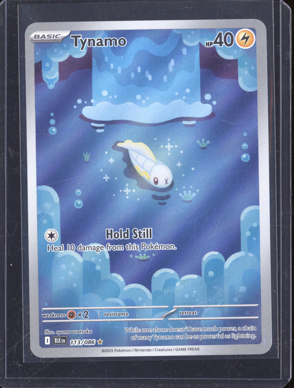 Tynamo 2025 Pokemon Black Bolt 113/086 Illustration Rare
