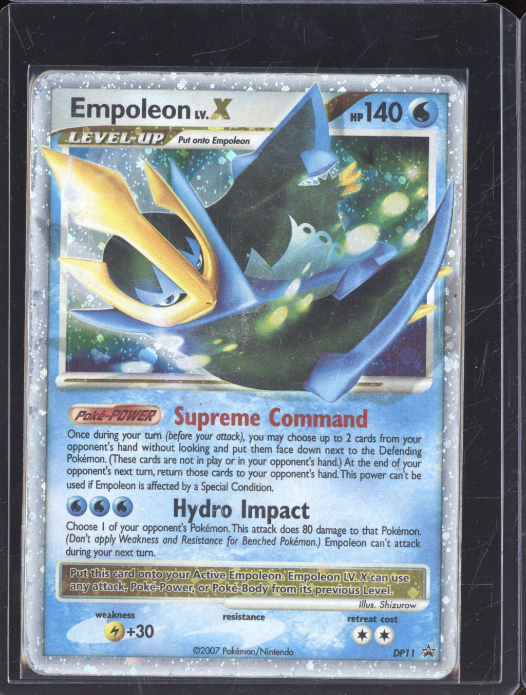 Empoleon LV.X 2007 Pokemon Diamond & Pearl DP11 Black Star Promo