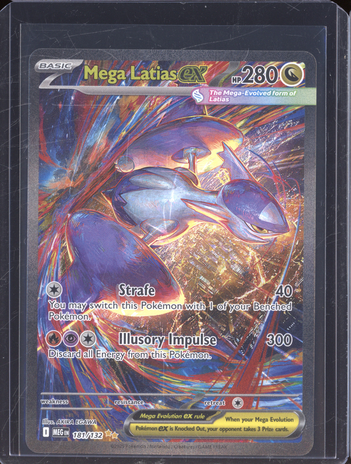 Mega Latias ex Pokemon Mega Evolutions MEG 181/132 Special Illustratio