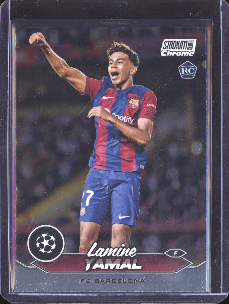 Lamine Yamal 2023-24 Topps Stadium Club Chrome 27 RC - The Hobby