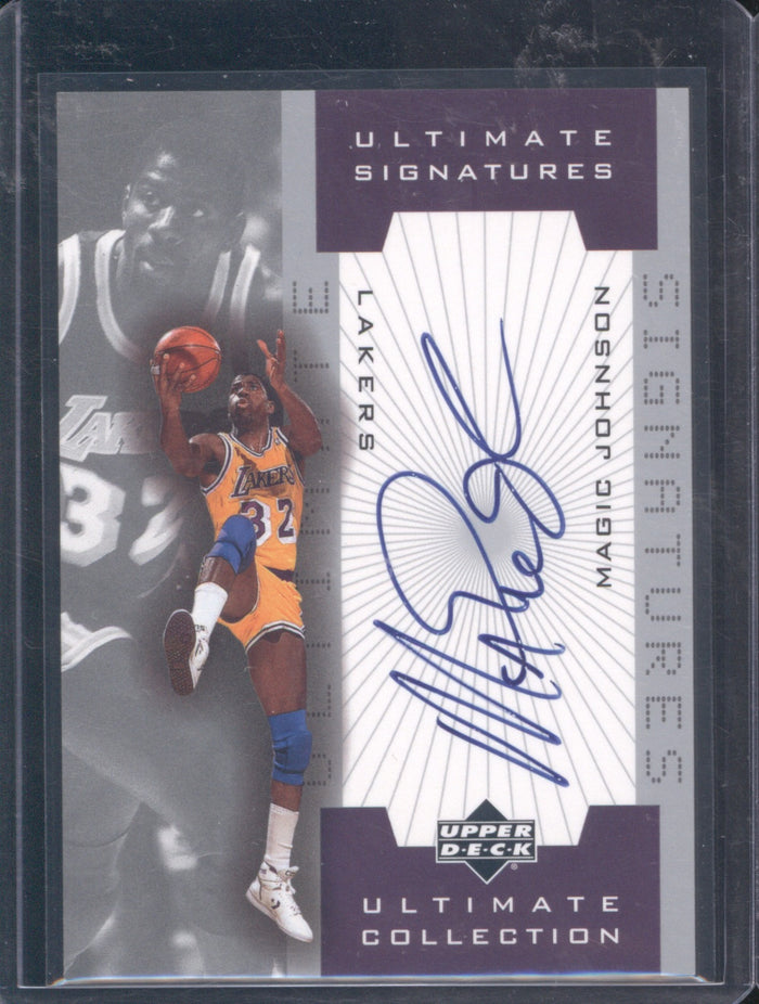 2002 Upper Deck Ultimate Collection Magic Johnson Ultimate Signatures